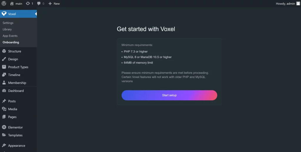 Installing Voxel - docs.getvoxel.io