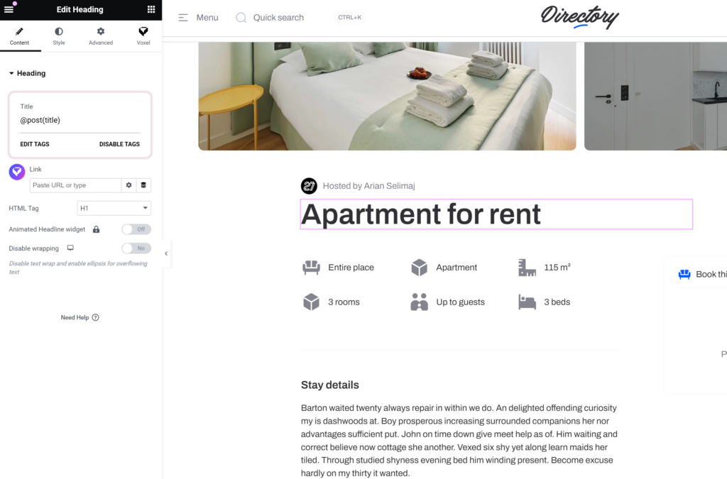 Dynamic tags introduction - docs.getvoxel.io