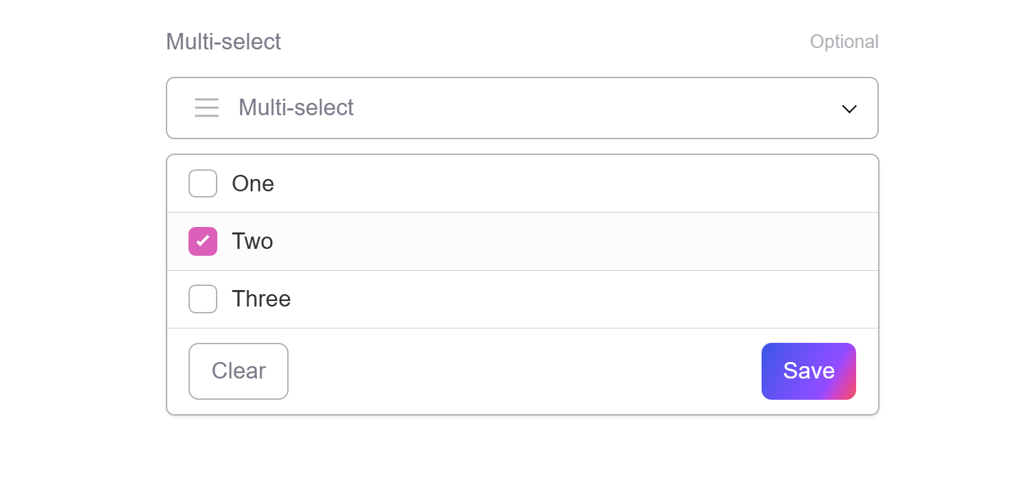 Multi-select field - docs.getvoxel.io