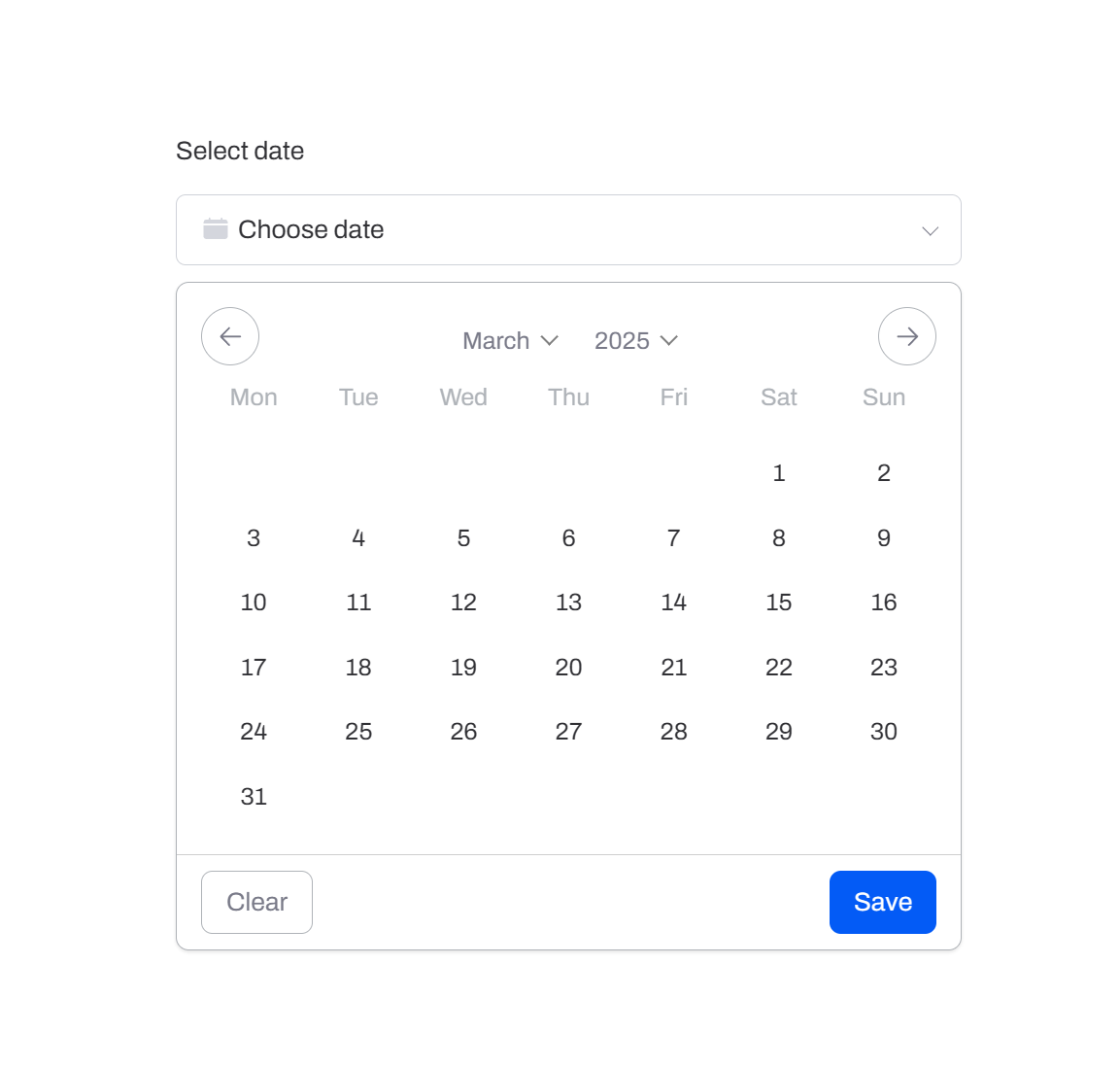 Date filter - docs.getvoxel.io